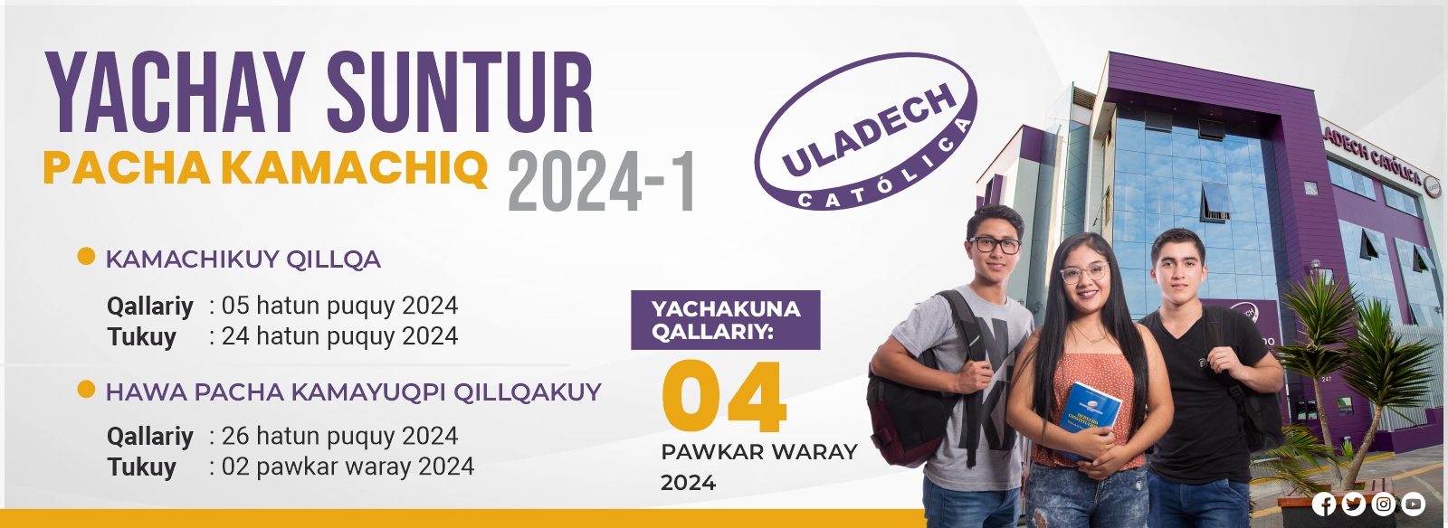 ULADECH Católica – Chimbotepi Qapaq Yachay Wasi Katulika Angeles